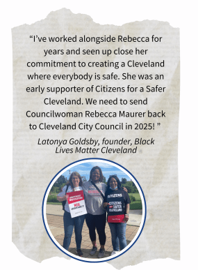 2025 Campaign Draft Home - Rebecca Maurer for Cleveland City Council